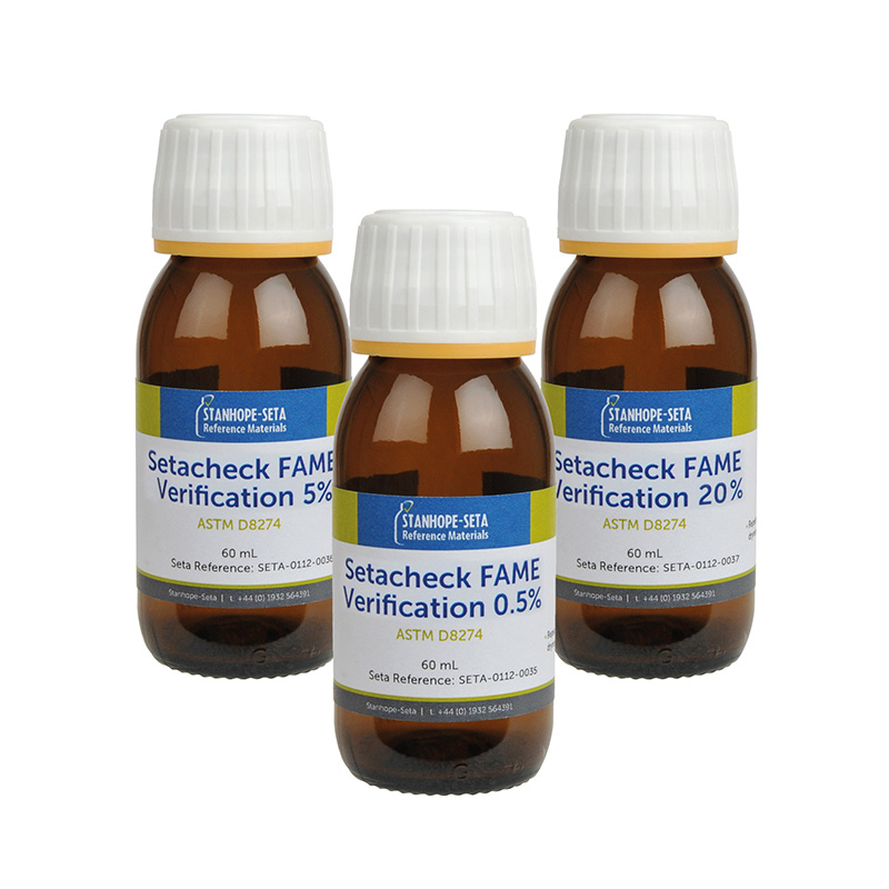 SetaCheck FAME Verification Set - Stanhope-Seta Reference Materials